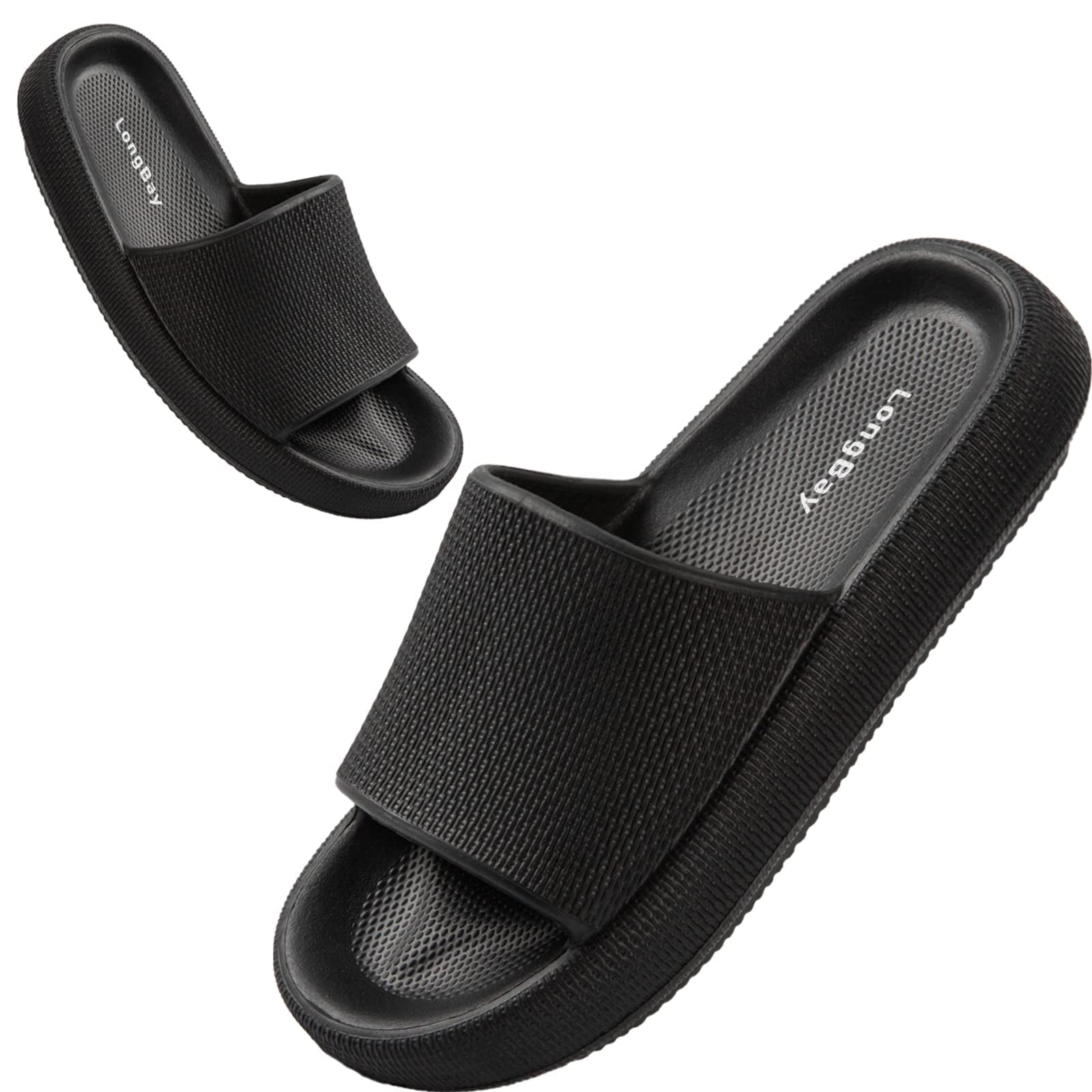 LWYZLH 2024 Latest Unisex Cloud Slides - Plush, Lightweight Slippers ...