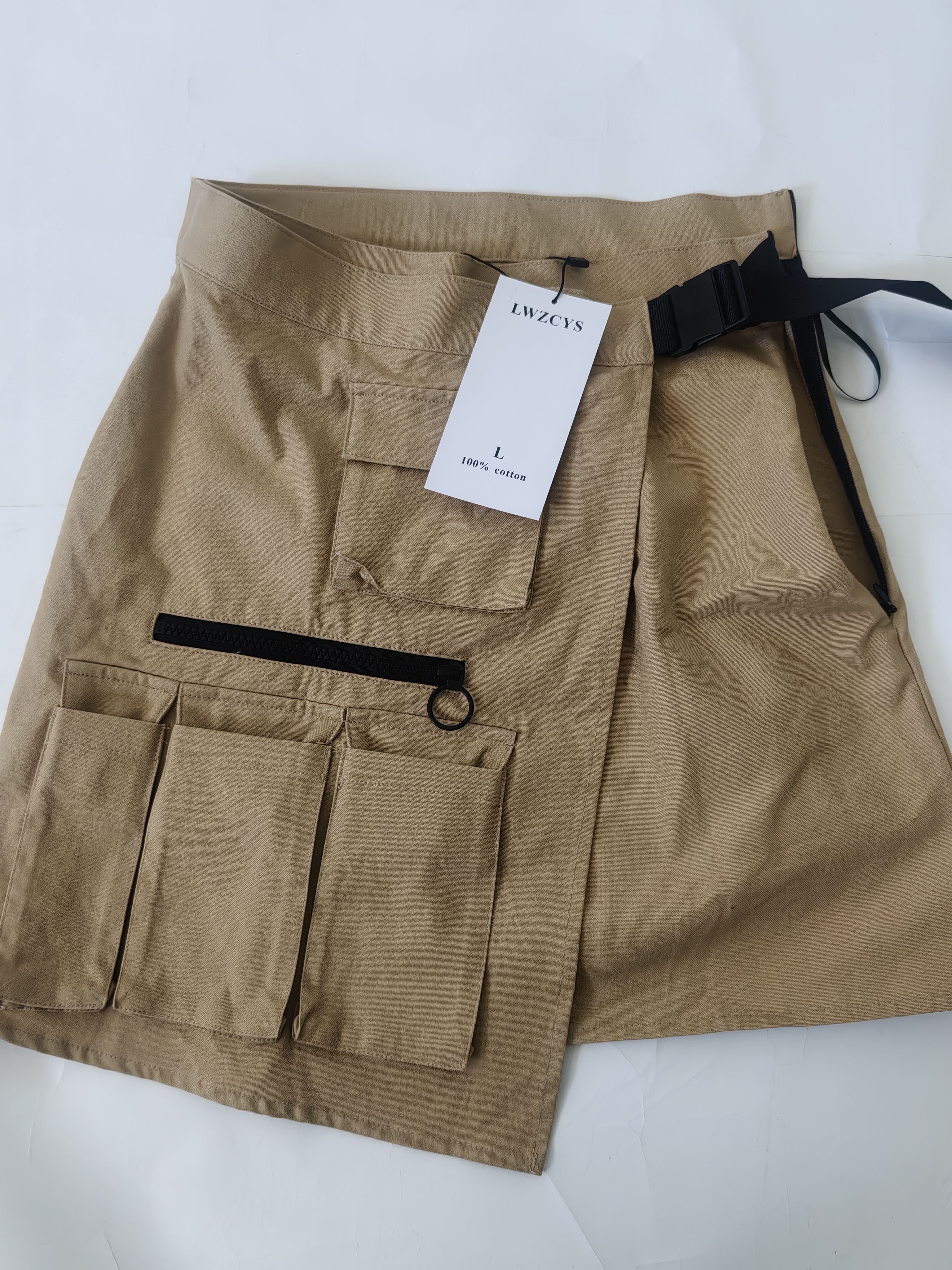 LWZCYS Cotton short Skirt Women Fashion Harajuku Streetwear Shorts ...