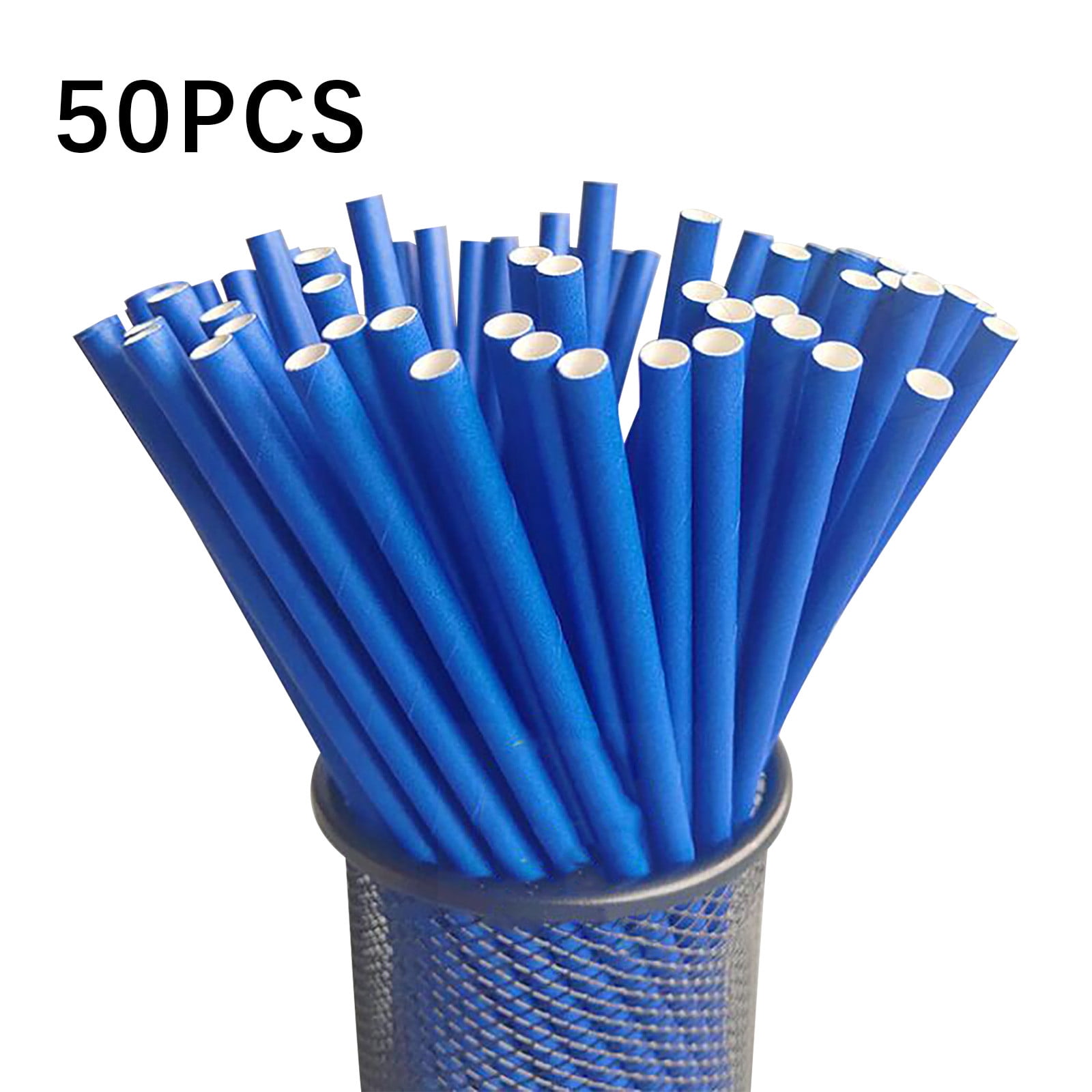 LWZWM 50-pack Straws Clearance Drinking Straws Disposable Paper Straw ...