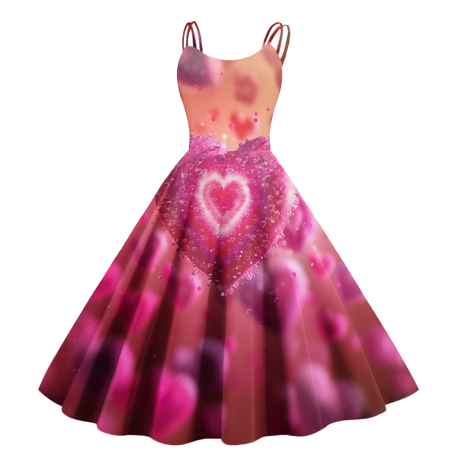 LWavelet 2026 Valentine's Coffee Date Spaghetti Strap Dress, Heart ...
