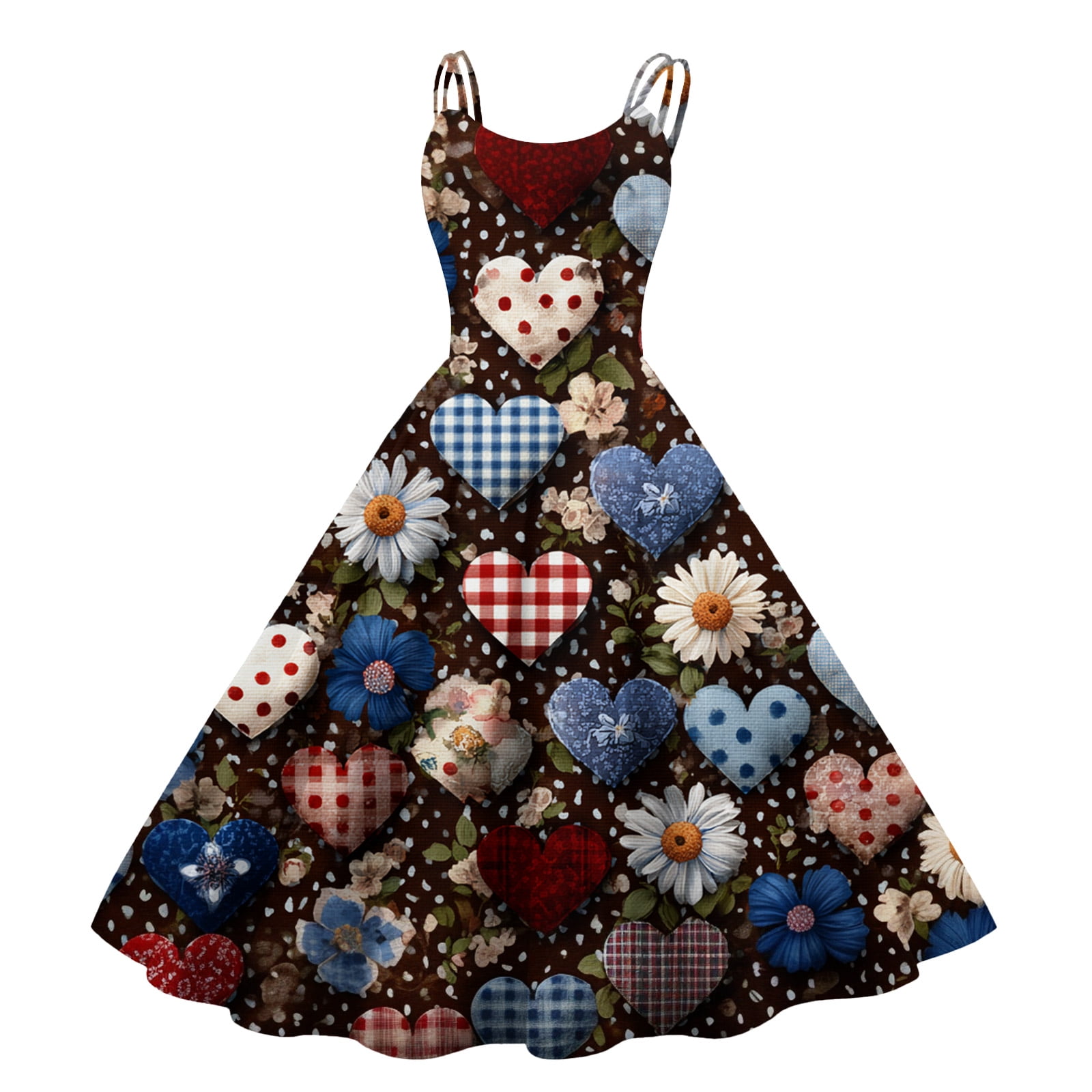 LWavelet 2026 Valentine's Coffee Date Valentine Dress, Spaghetti Strap ...