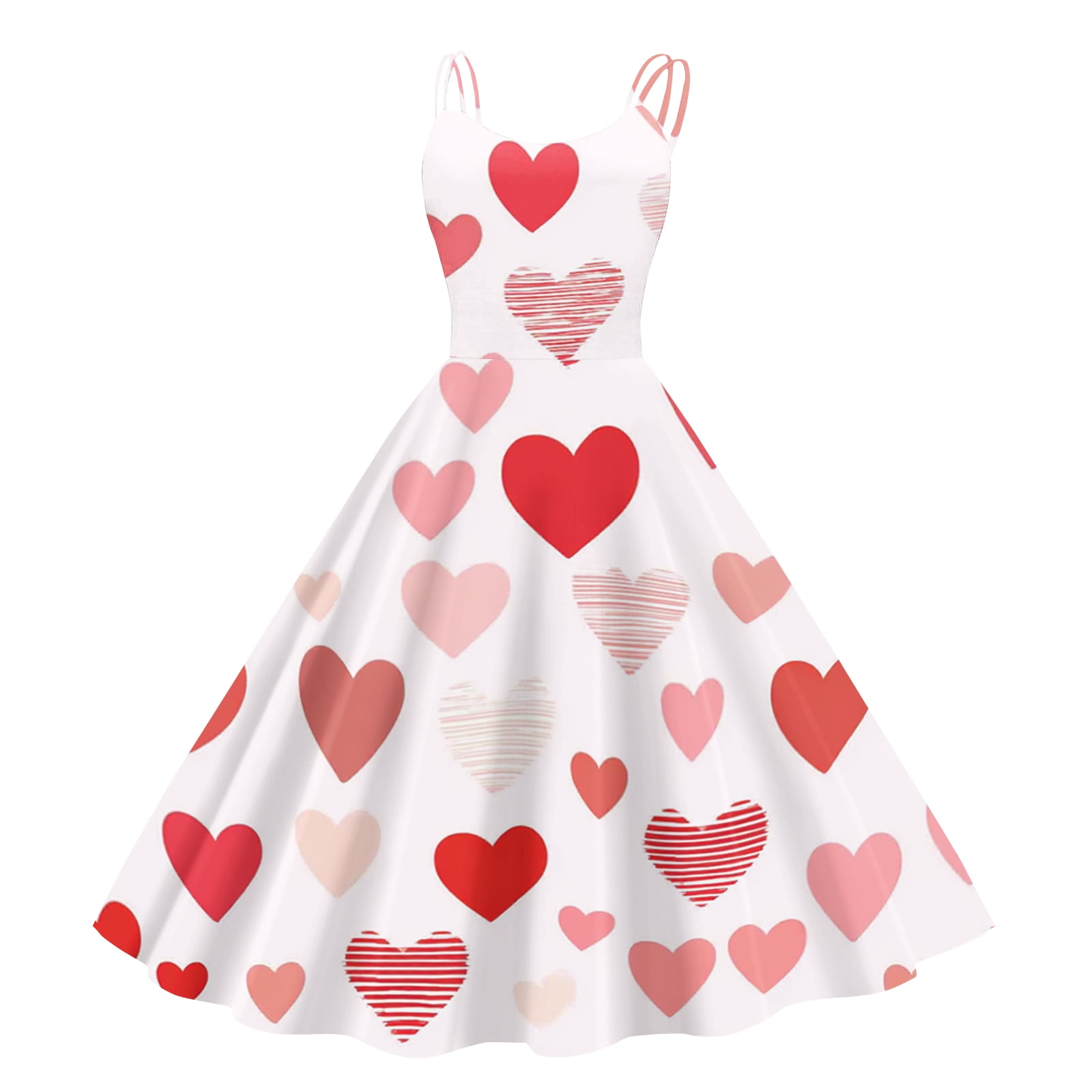 LWavelet 2026 Valentine's Soft Girl Aesthetic Sundress, Spaghetti Strap ...