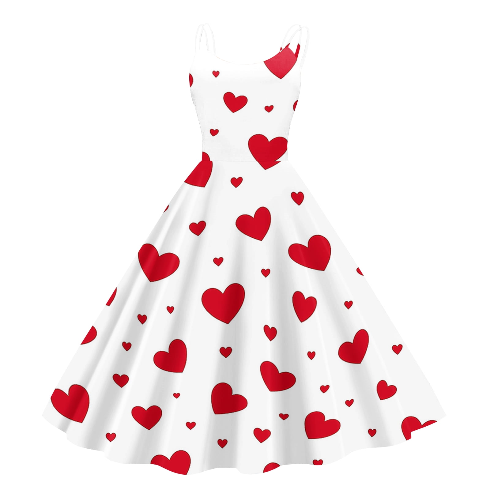 LWavelet 2026 Valentine's Soft Girl Aesthetic Sundress, Spaghetti Strap ...