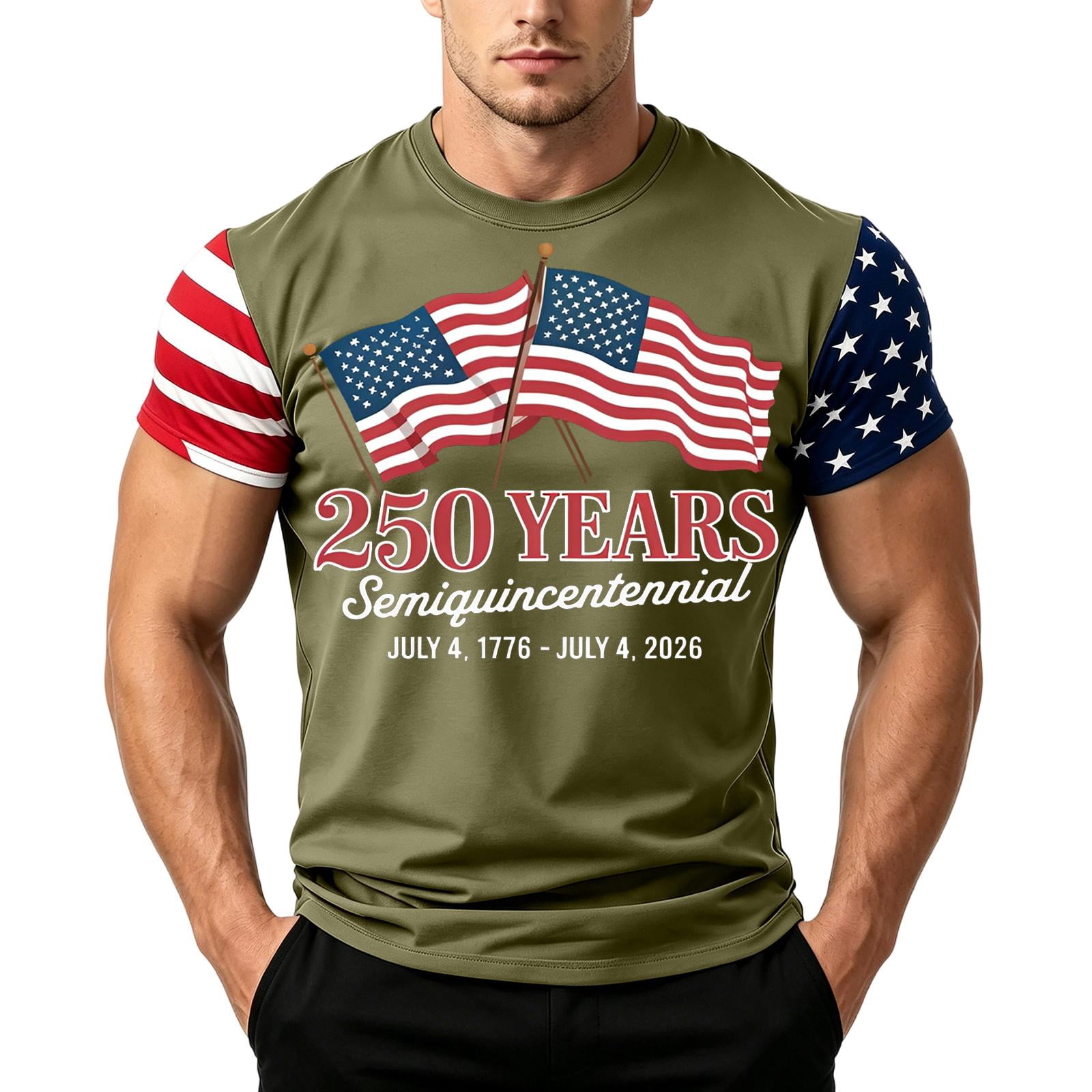 LWavelet 250 Anniversary USA Shirt 1776-2026 250th Birthday Patriotic ...