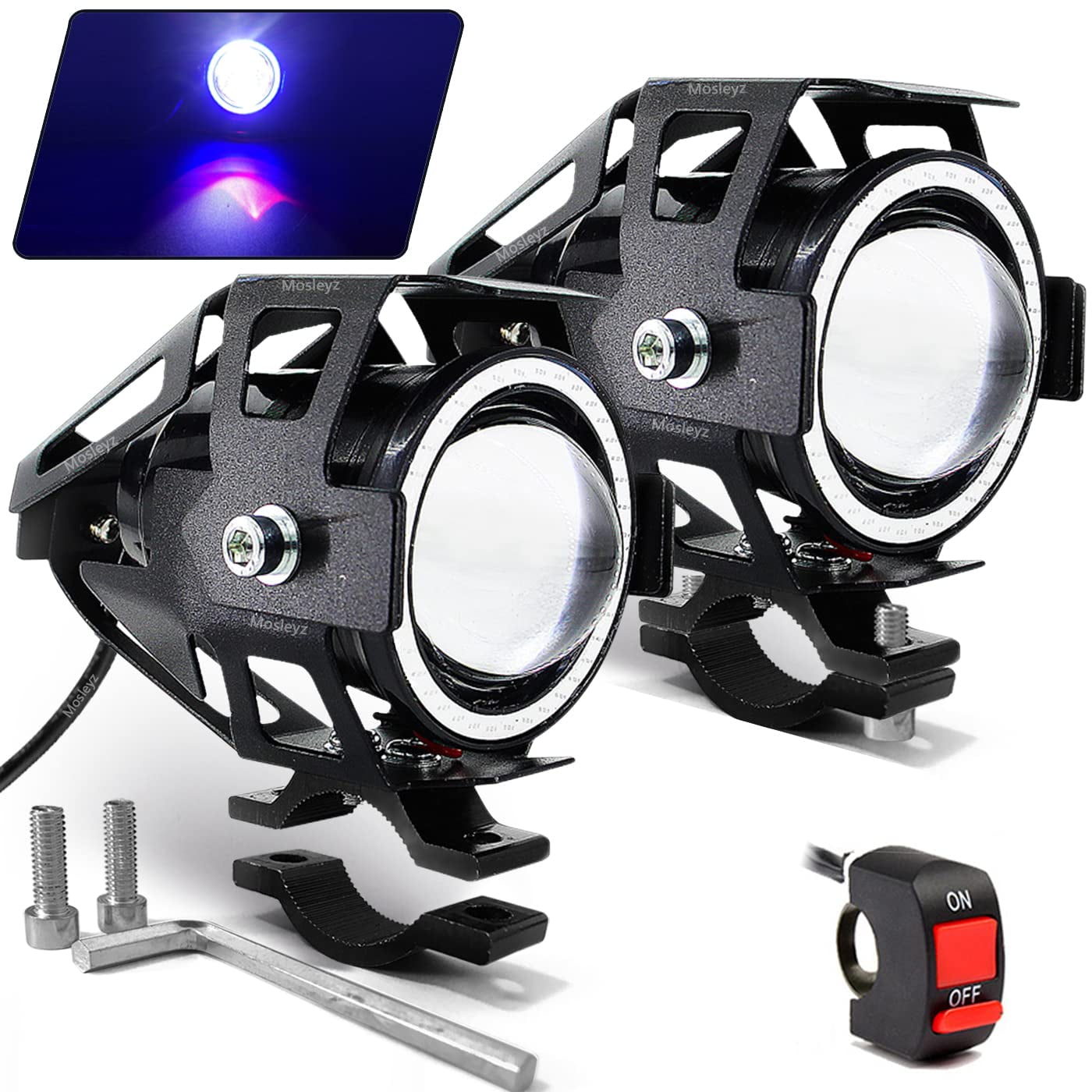 LX-LIGHT DOT Approved 7Inch RRF12 Round LED Headlights with DRL ...