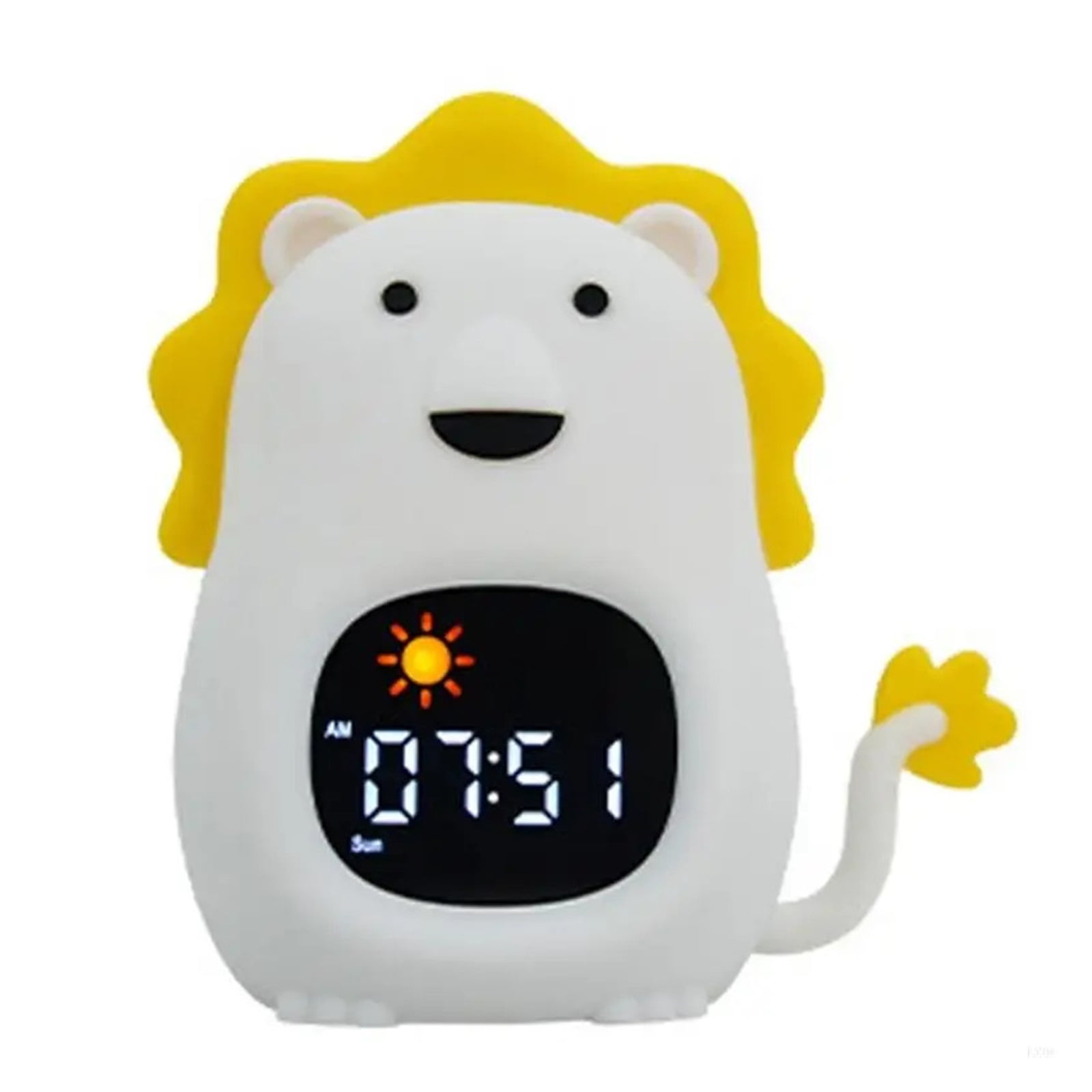 LX0C Silicone Animal Alarm Clock Features A Gentle Night Light And ...