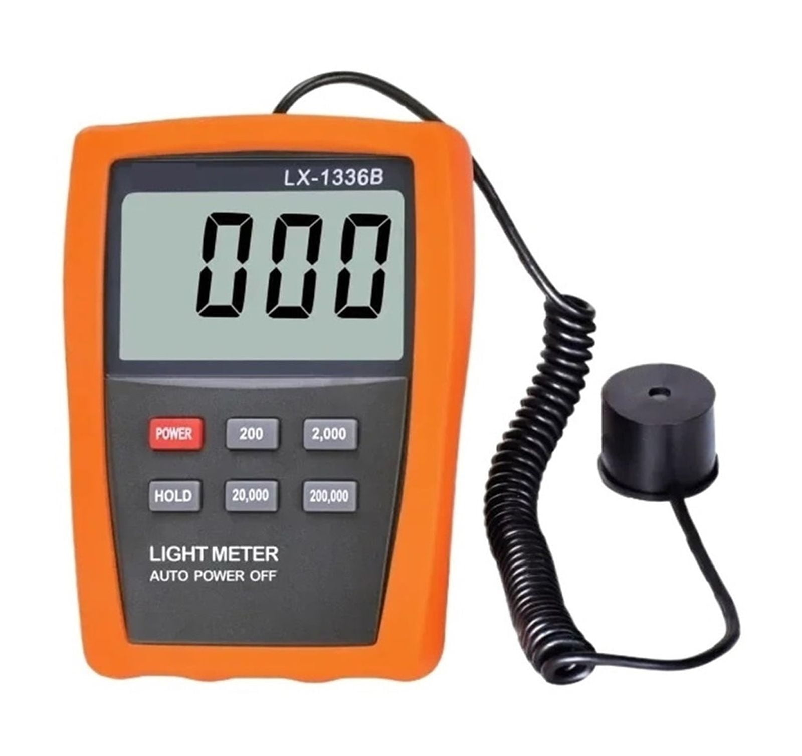 LX1336B LCD Digital Lux Meter 10-200000 Cd/m2 Light Meter Linear UV Brightness Detector For Eye ...