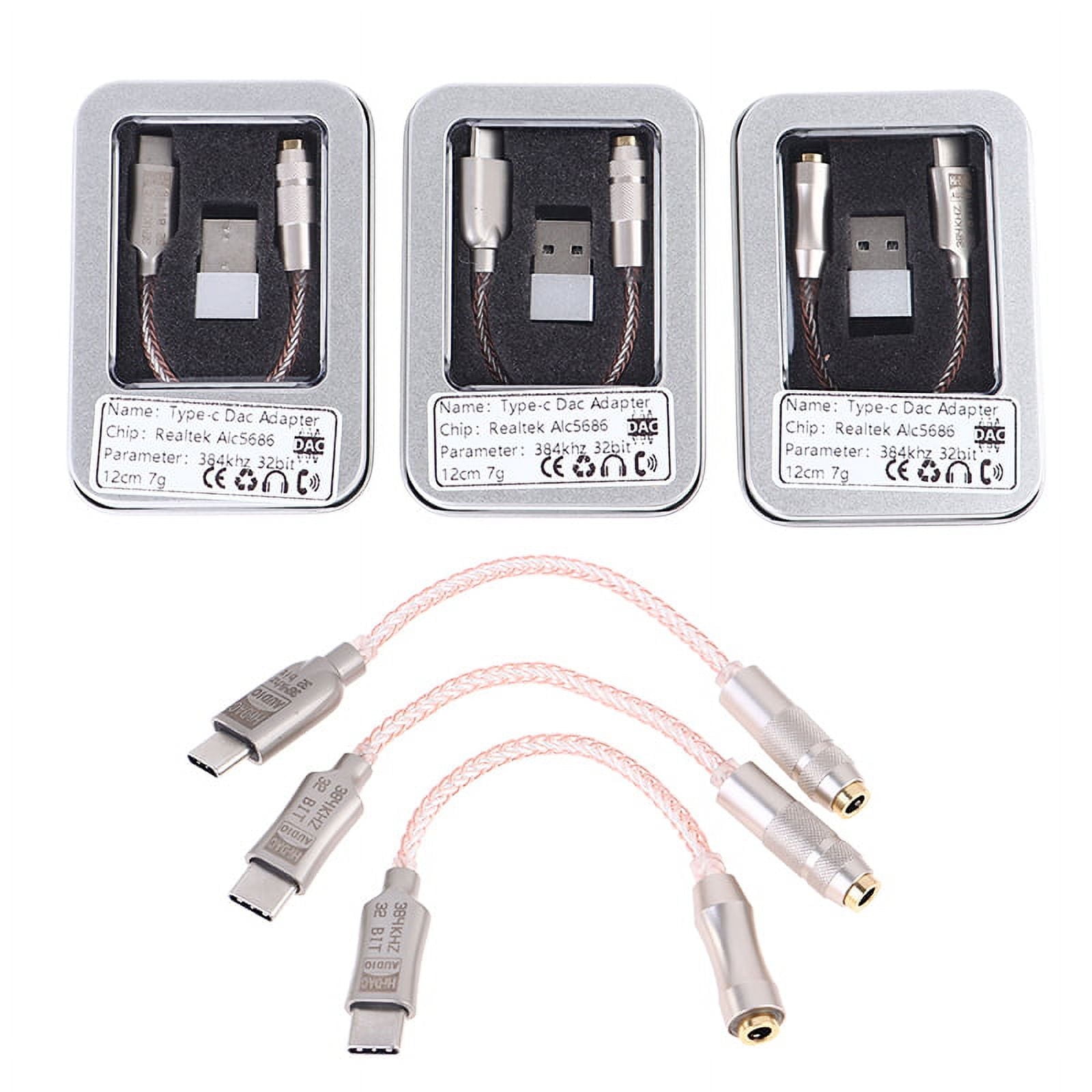 LXDAC A01 ALC5686 USB Type C to 3.5mm DAC earphone Amplifie Digital ...