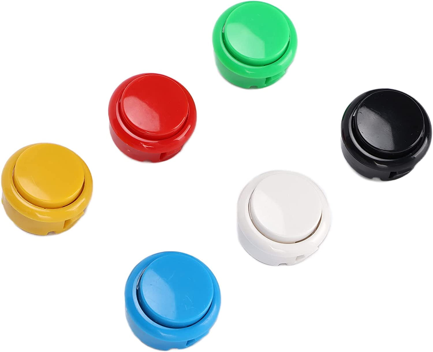 LXF 12PCS Arcade Joystick Console Buttons, 30mm Console Replacement ...