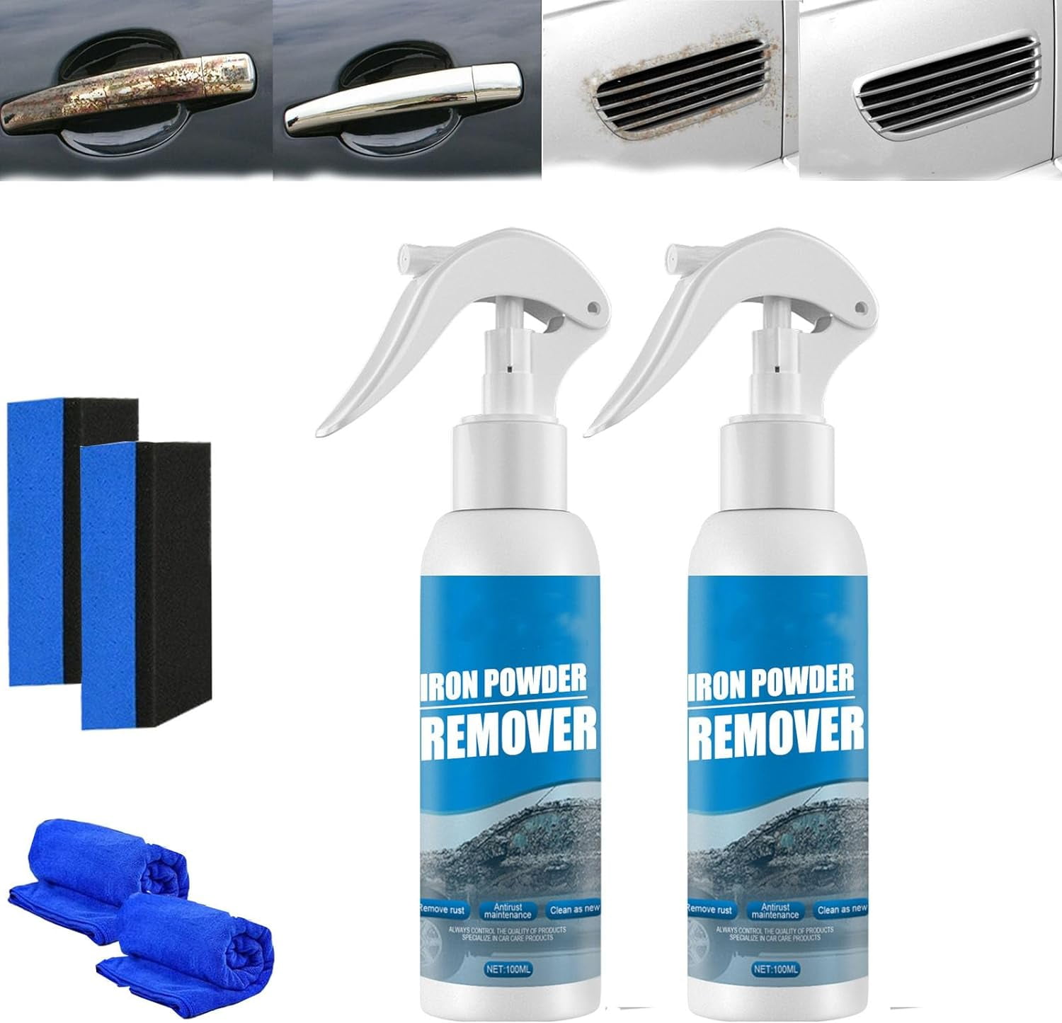 LXF 3.38oz Orblumi Rust Removal,Quita Oxido Para Carro,Rust Out Instant ...