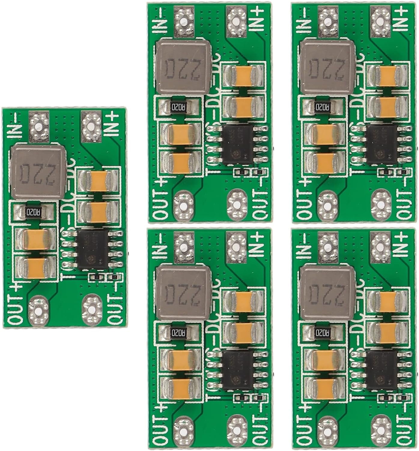 LXF 5PCS Converter, DC to DC Module, 12V to 24V to 9V/2A Voltage Module ...