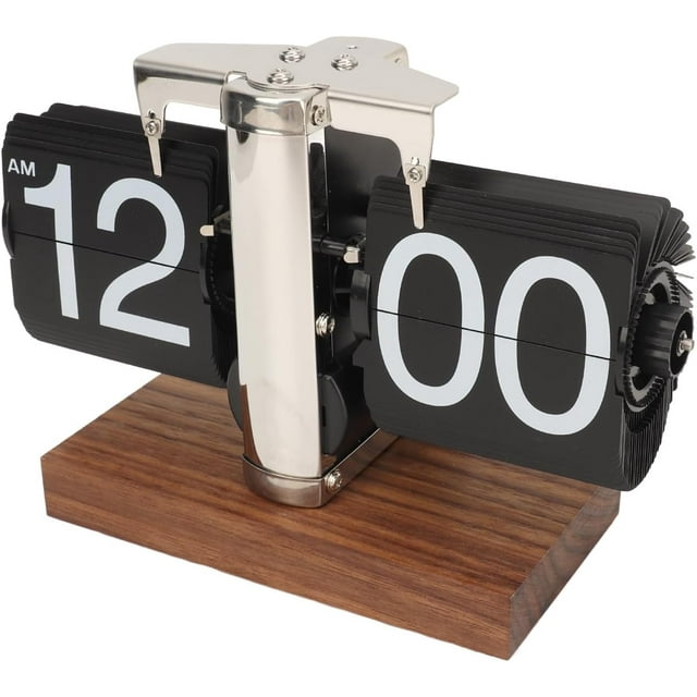LXF Retro Style Flip Desk Shelf Clock, Auto Flip Desk Table Clock ... LXF Retro Style Flip Desk Shelf Clock, Auto Flip Desk Table Clock ...