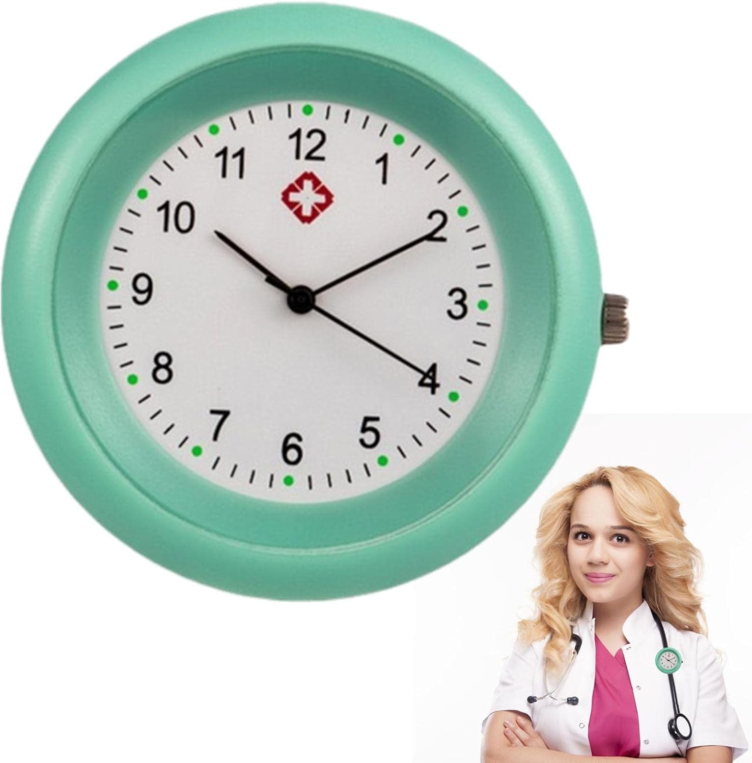 ZYStethoscope Watch Clip, ABS Chest Clip on Watches, Analog Stethoscope ...