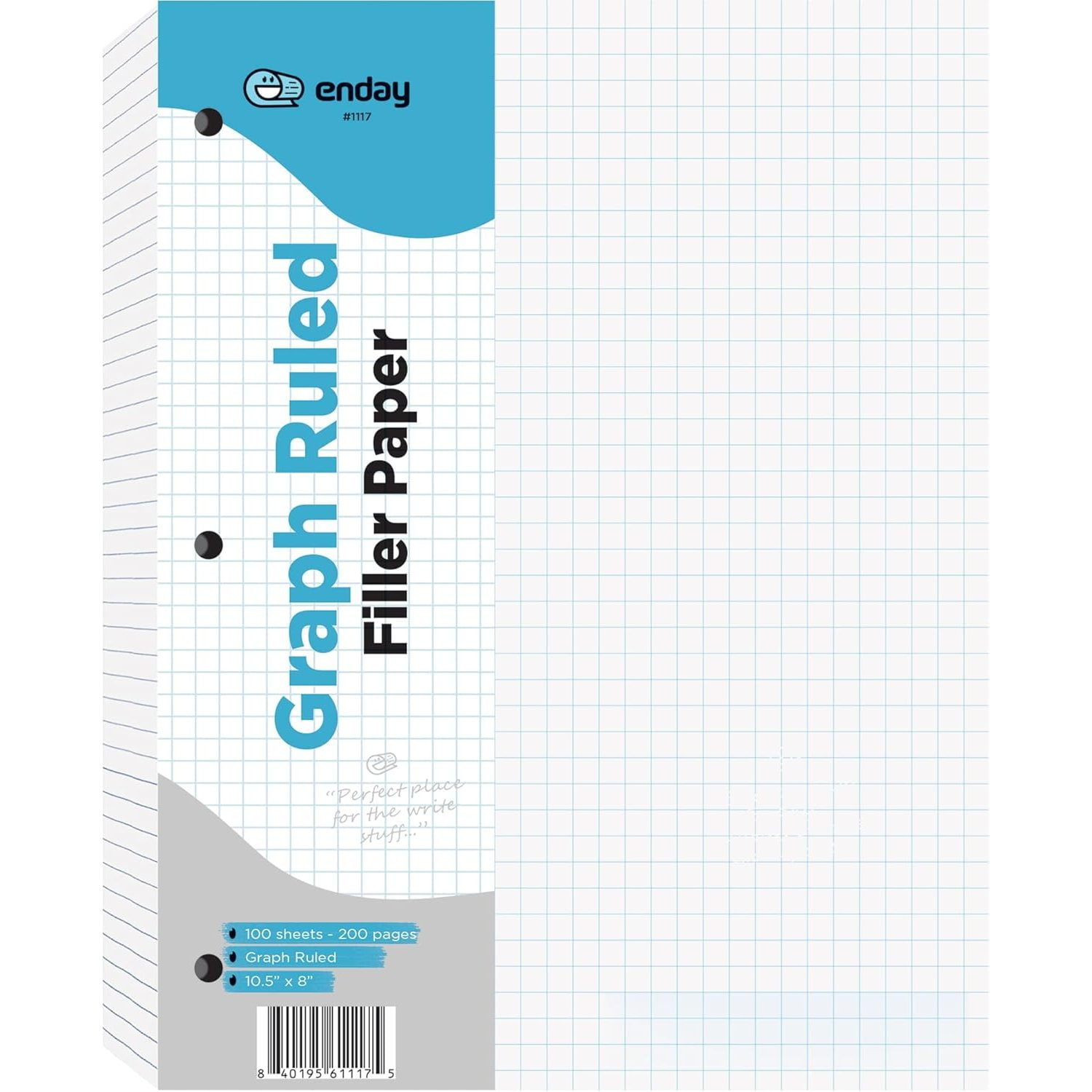LXFF 4-1" Filler Paper Quad Ruled Loose Leaf Filler Papers Comes with a ...