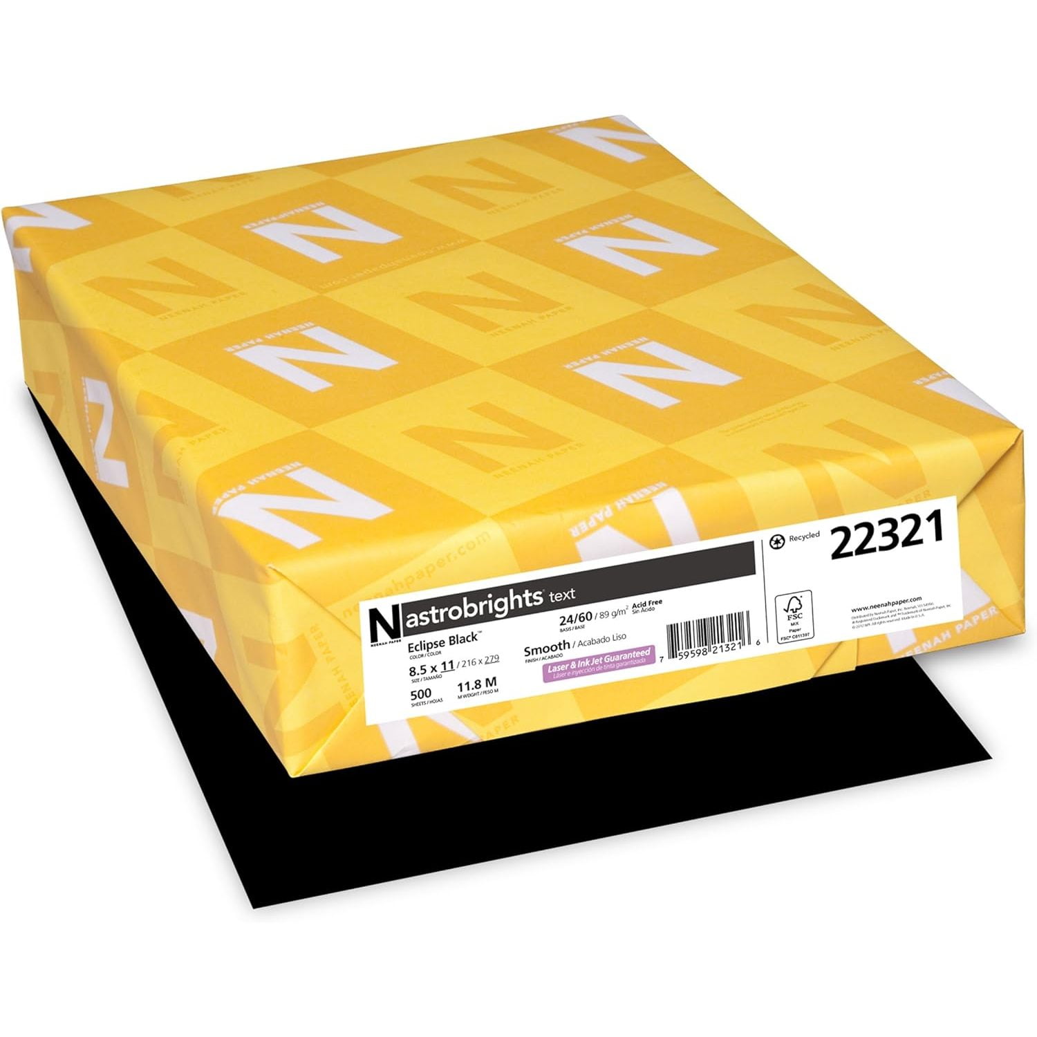 LXFF Astrobrights Premium Color Paper, 8.5 x 11 Inches, 500 Sheets ...