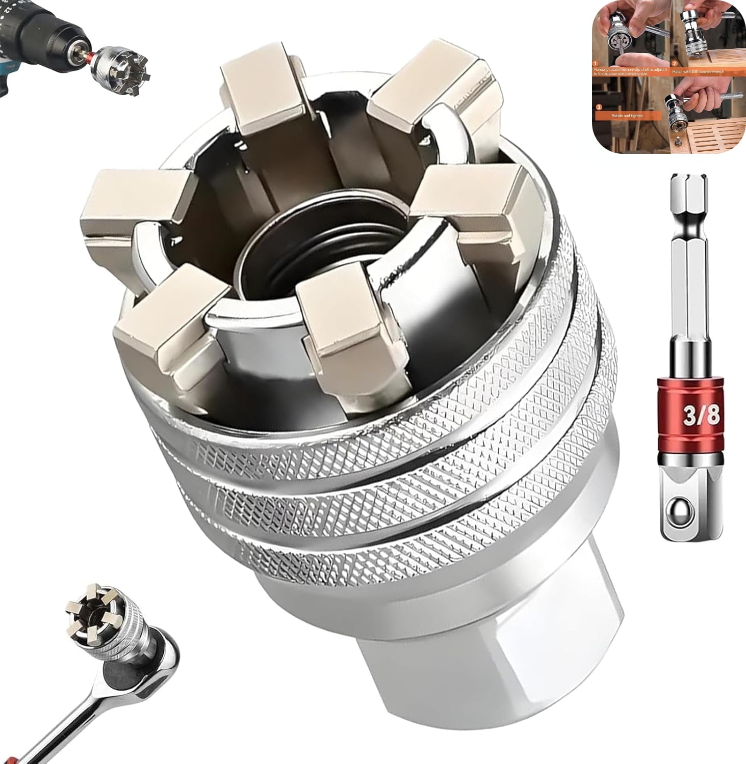 LXH Multi-Function Universal Socket Wrench Tool - Universal Maintenance ...