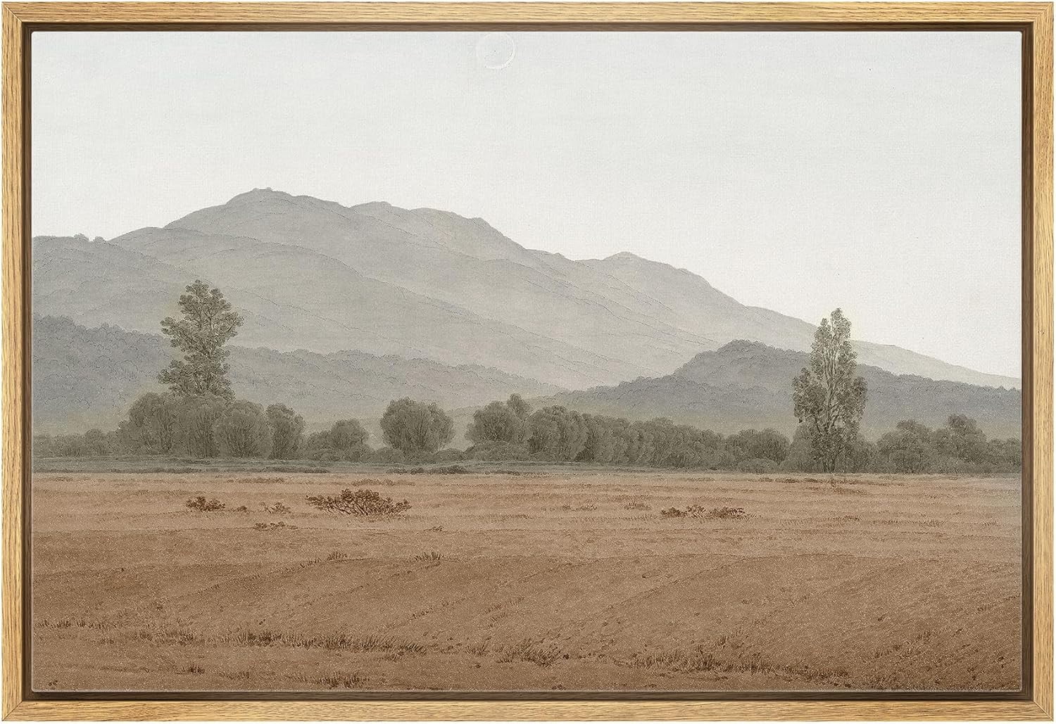 LXHB Canvas Prt Wall Art Serene Mounta Landscape Mimalist Nature-spired ...