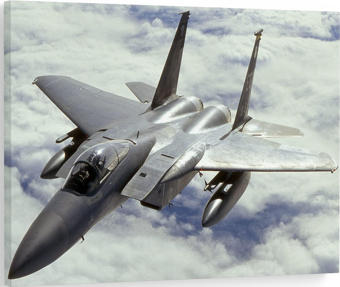LXHB F-15 Airplane Canvas Wall Art Prints Mcdonnell Douglas F-15 Eagle ...