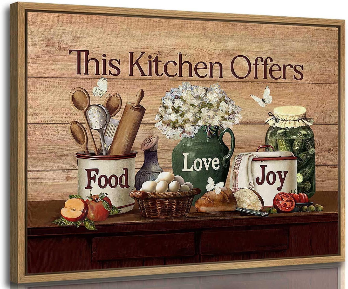 LXHB Farmhouse Country Chicken Canvas Wall Art Rustic Farm Hen Hatching ...