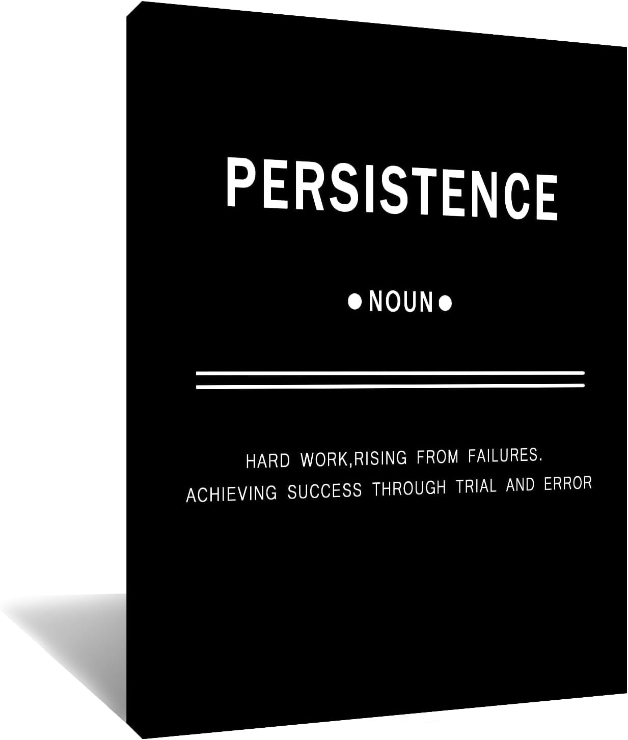 LXHB Motivational Canvas Wall Art Persistence Poster spirational ...