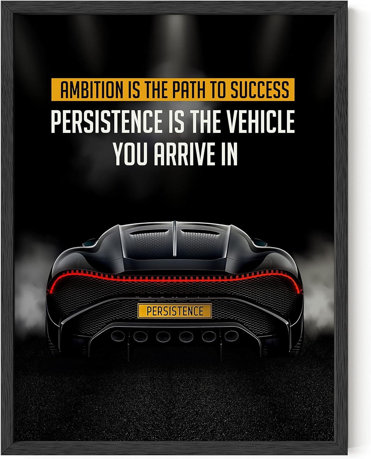 LXHB Persistence Poster - Car Poster, Morningspirational Wall Art, Wall ...