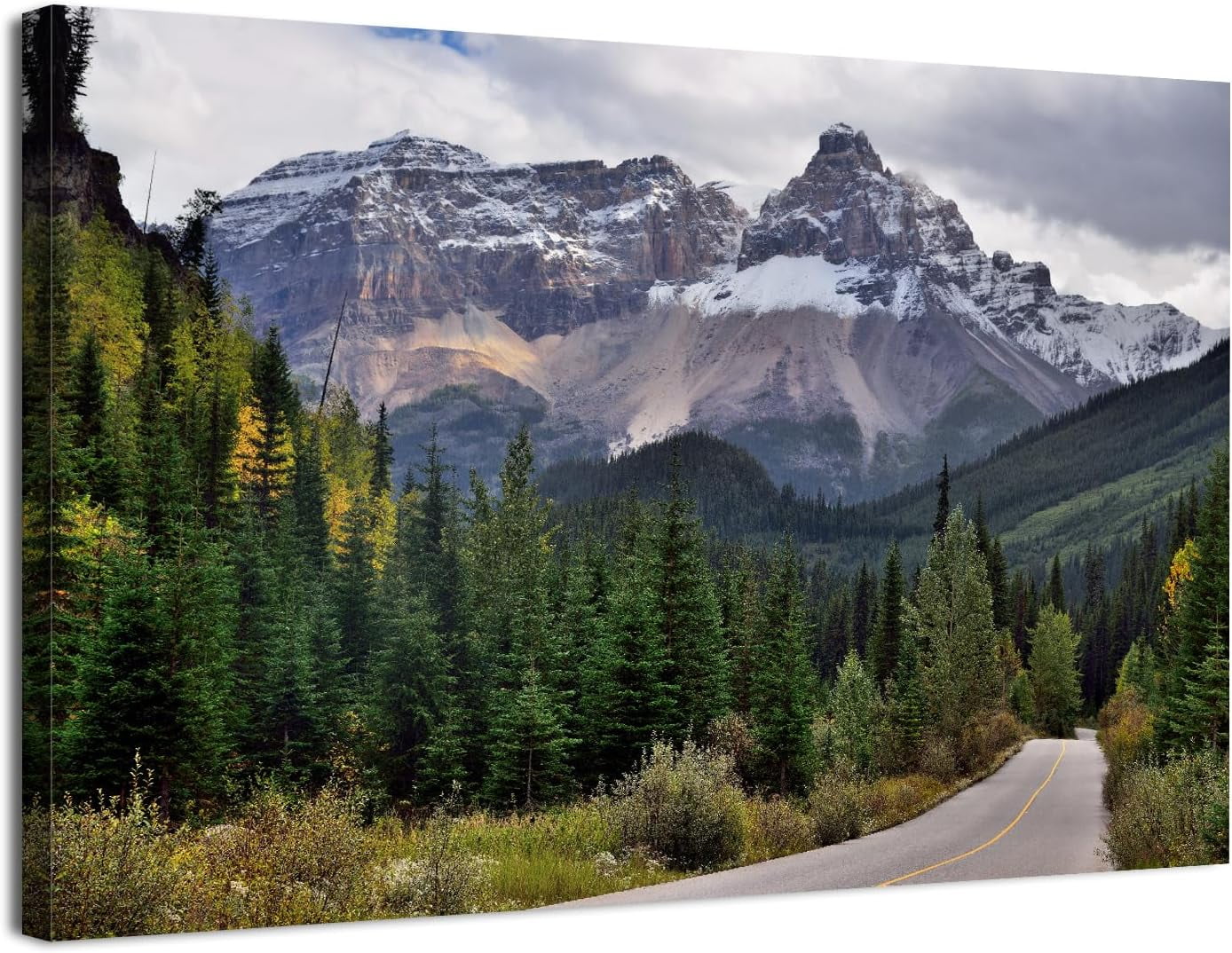 LXHB Rocky Mountain Wall Art Yoho National Park Posters Nature Forest ...