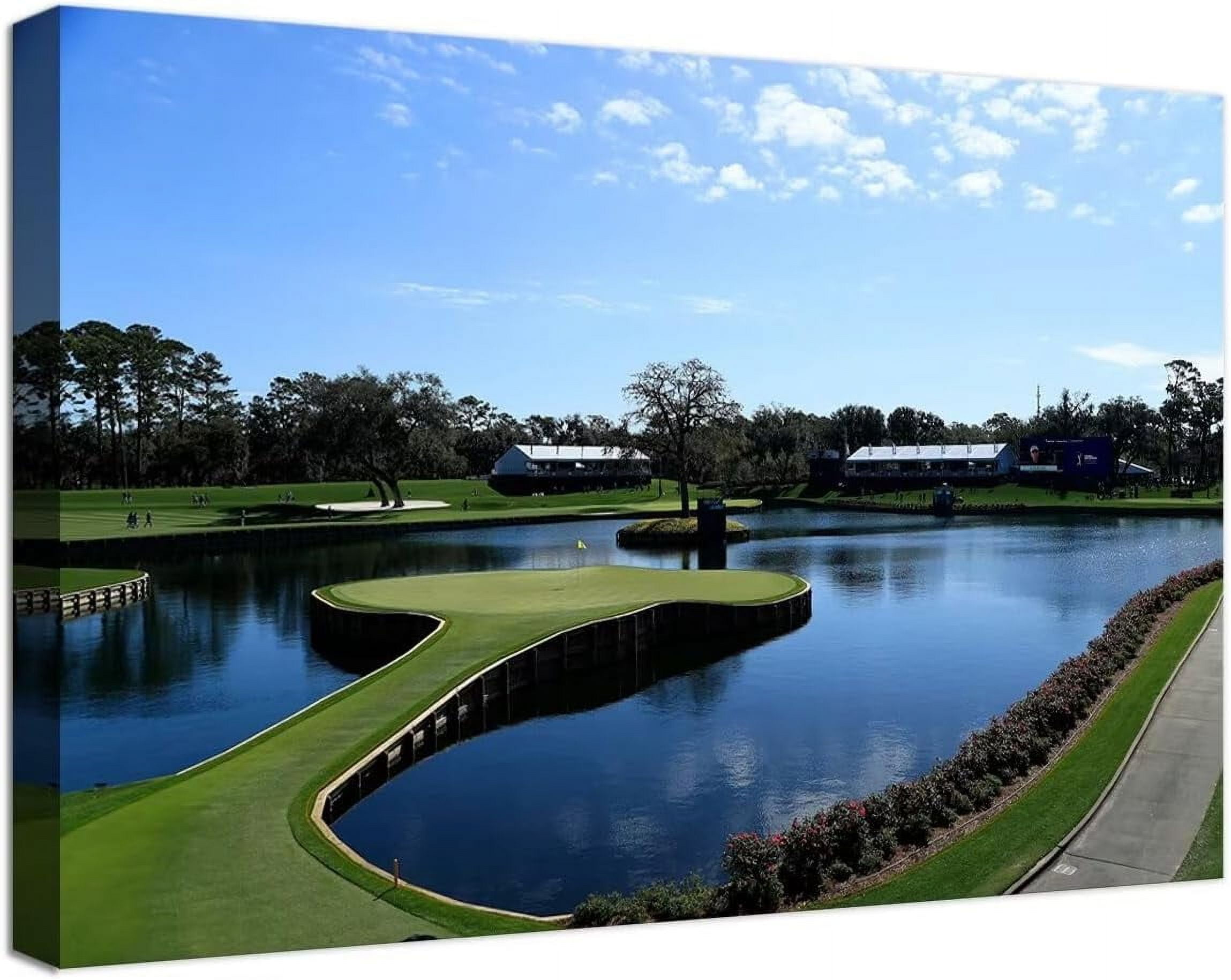 LXHB TPC Sawgrass Golf Course Wall Art for Livg Room Bedroom Office ...