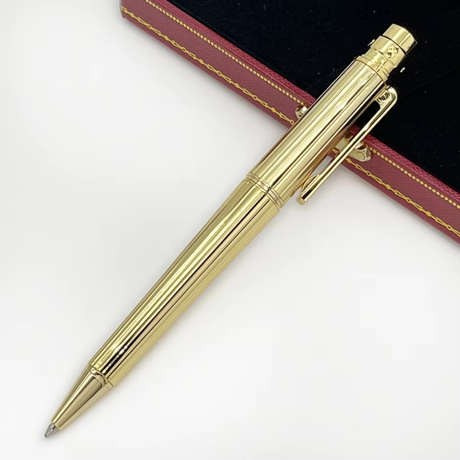 LXJNGSJ Smooth Writing YAMALANG Classic Matte Metal Barrel Roller Ball ...