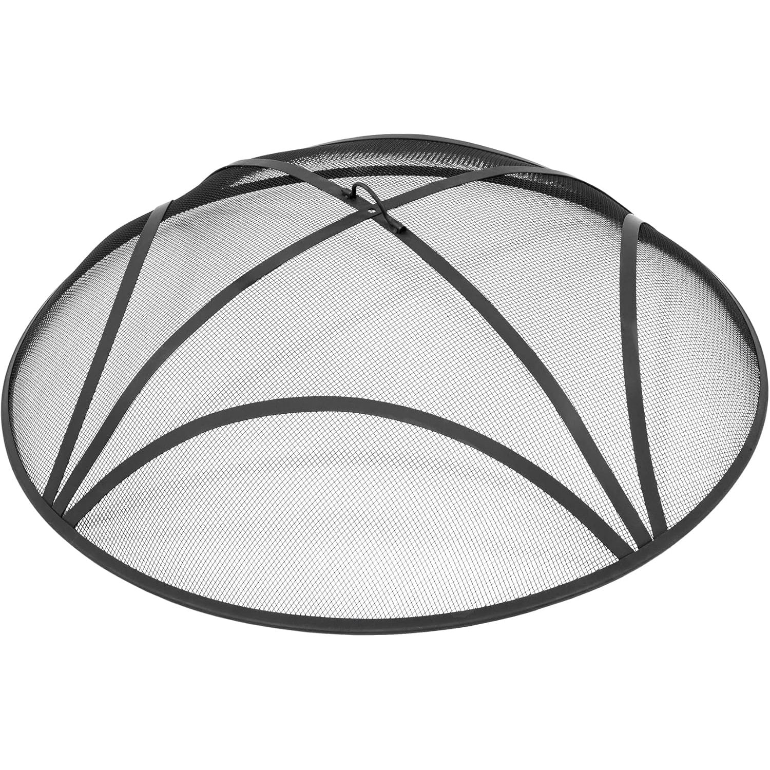 LXLP 32In Reinforced Steel Round Fire Pit Screen Cover,Outdoor Patio ...