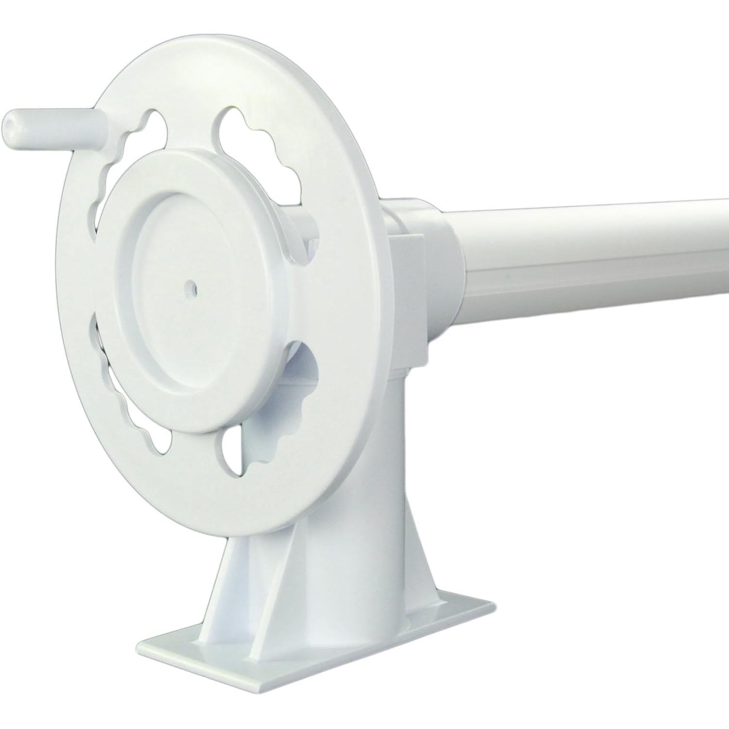 LXLP Solar Cover White Reel System for Round or Oval Above-Ground ...