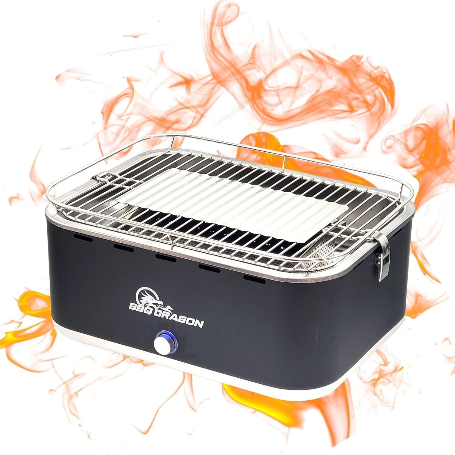 LXLP Zephyr Portable Charcoal Grill – Mini Hibachi Grill with ...