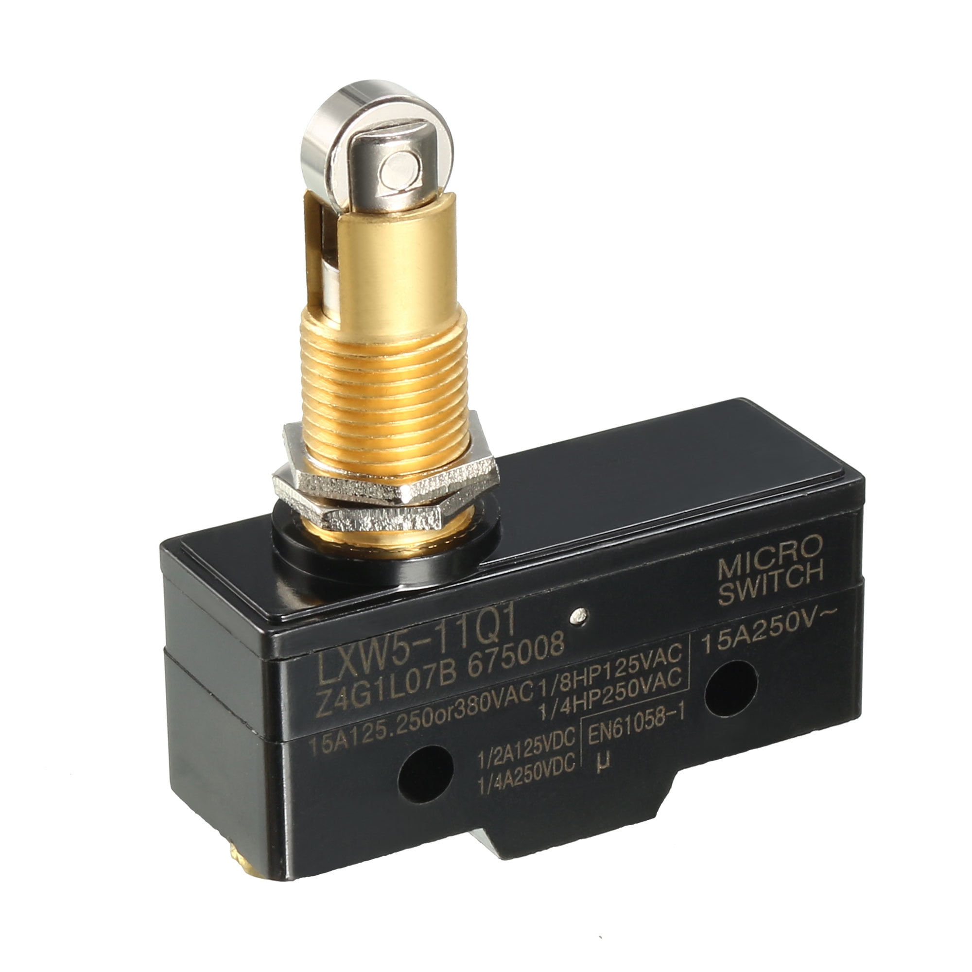 LXW5-11Q1 1NO + 1NC Panel Mount Roller Plunger Micro Switch - Walmart.com