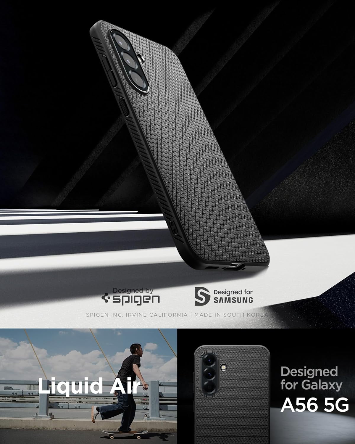 LXYWXS-Liquid Air Designed for Galaxy A56 5G Case (2025) [Military ...