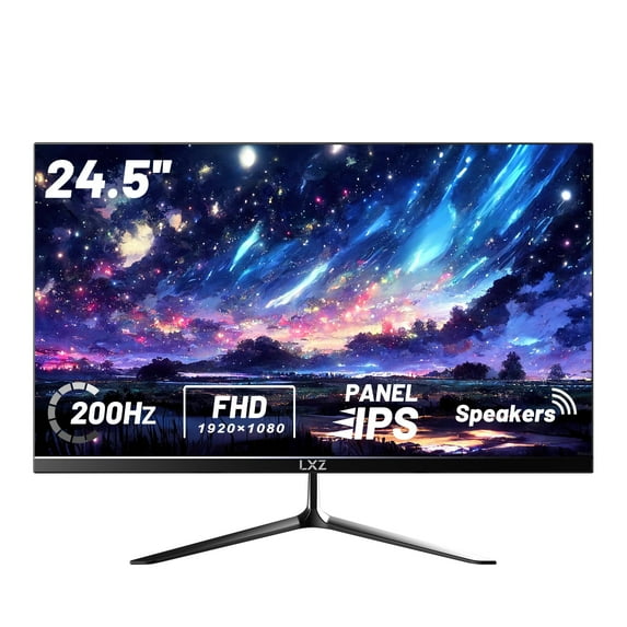LXZ 24.5 inch Gaming Monitor,IPS PC 200Hz FHD 1080P Without Bezel ...