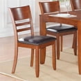 LY-LC-ESP Lynfield Dining Chair with Faux Leather Upholstered Seat ...