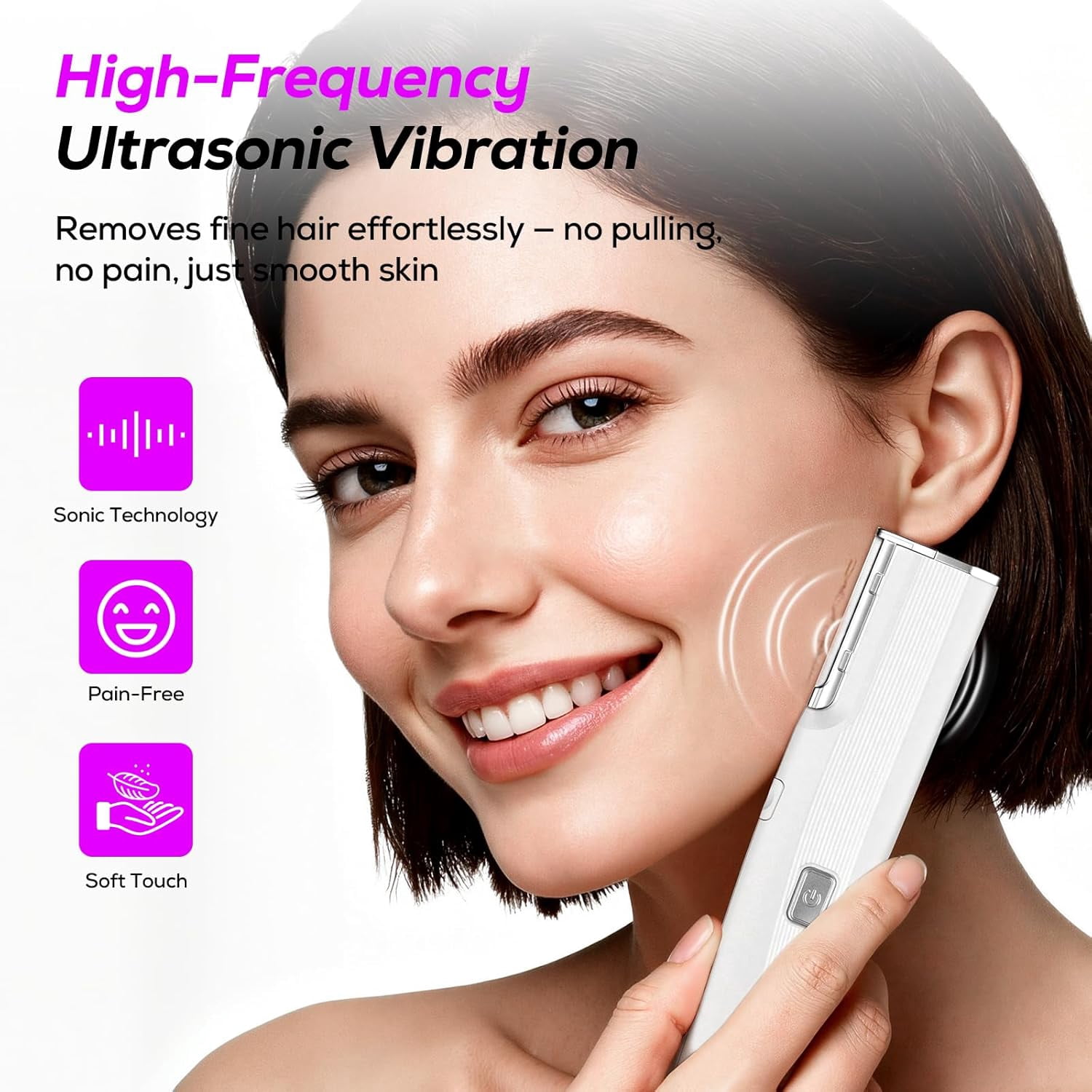 LY-T02 Sonic Dermaplane for Women Face - Walmart.com