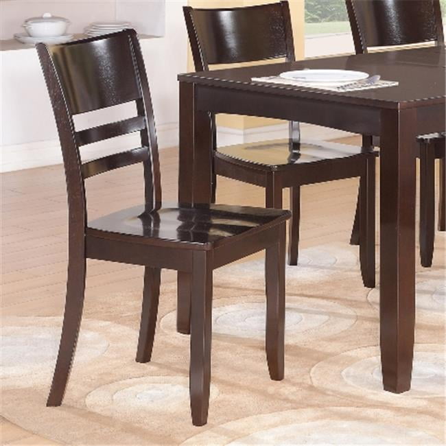 LY-WC-CAP Lynfield Dining Chair with Wood Seat - Cappuccino - Walmart.com