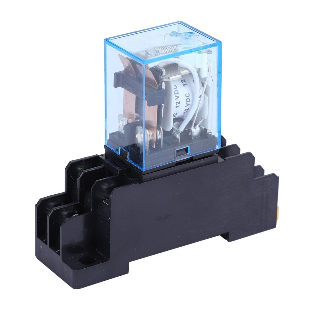 LY2NJ DPDT 8 Pin Automatic Adjustment Coil Power Relay with PTF08A ...