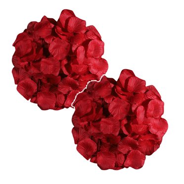 3000 Pcs Faux Red Rose Petals, Silk Artificial Flowers for Valentine's ...