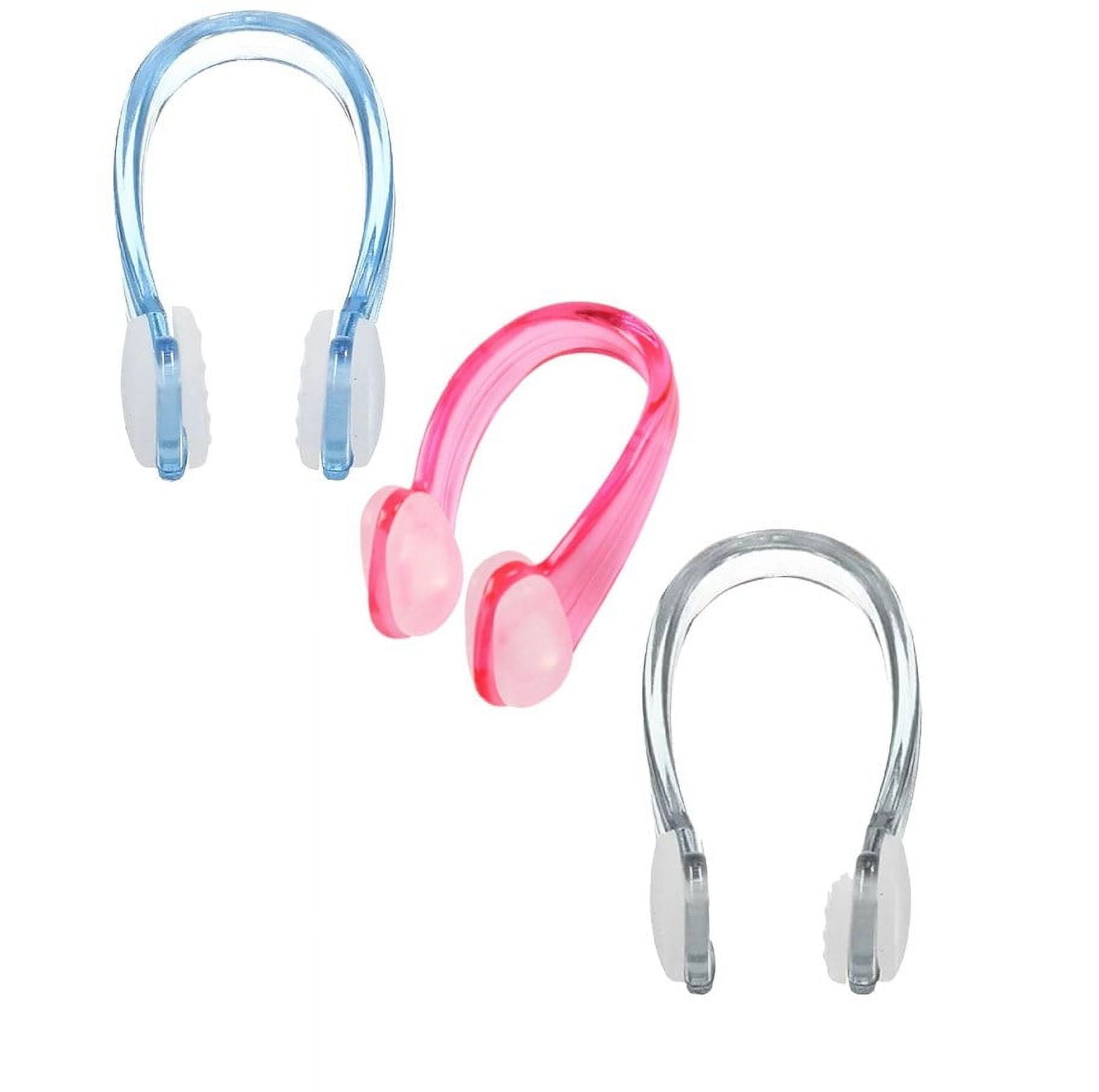 LYCAQL 3PCS Silicone Waterproof Swimming Nose Clips Pool Nose Plugs for ...