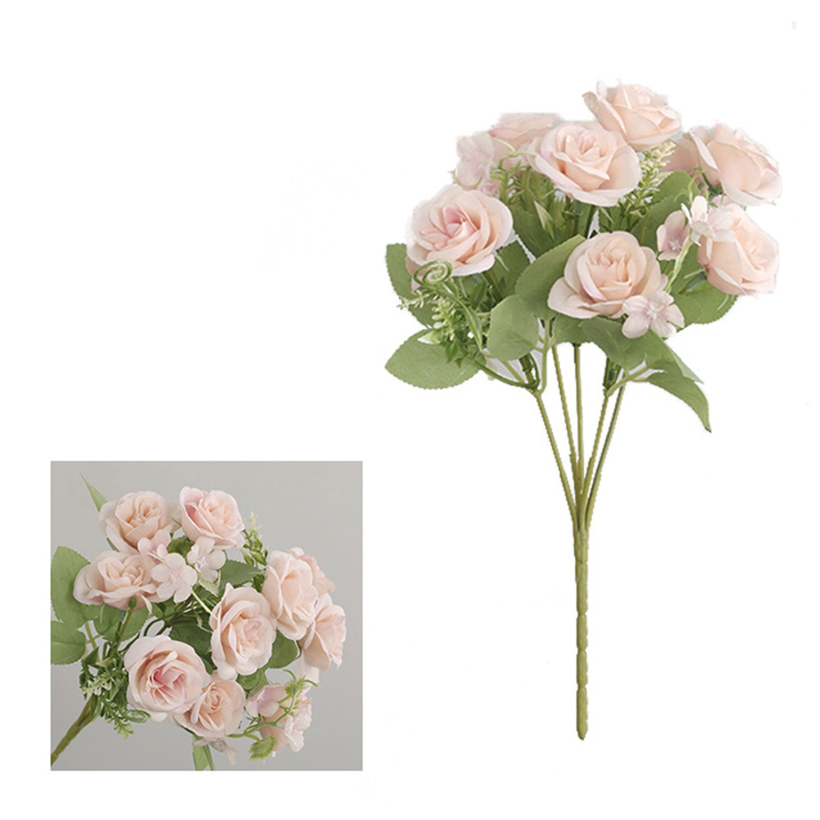 LYCAQL 5 Head Dried Flower Bouquets Natural Dried Flower with Stem ...