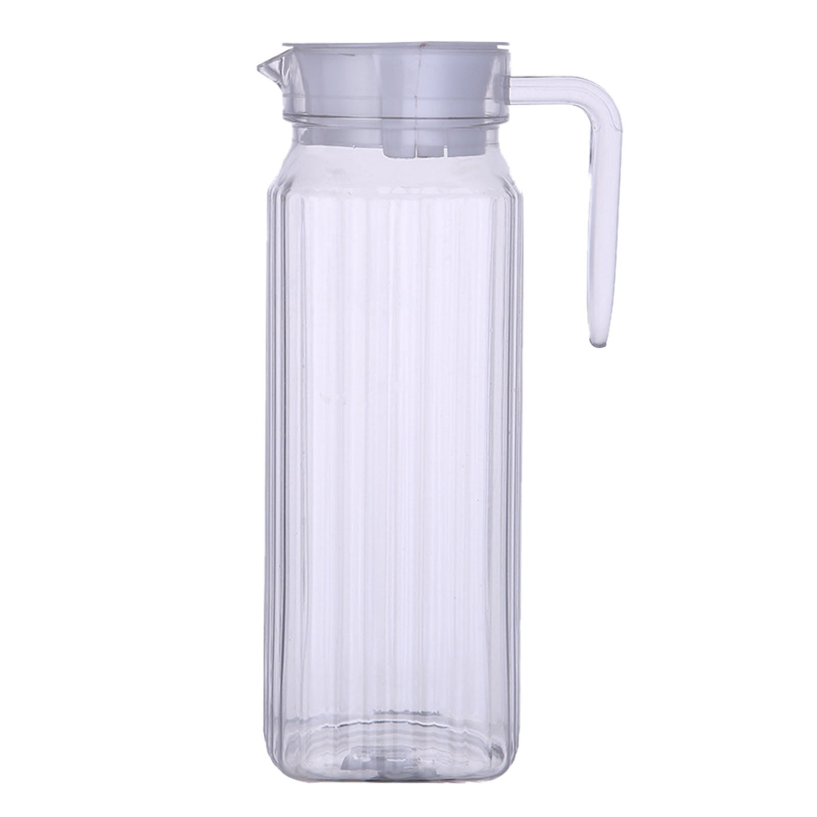 LYCAQL Acrylic Transparent Juice Jug With Airtight Lid (1100ml): Clear ...
