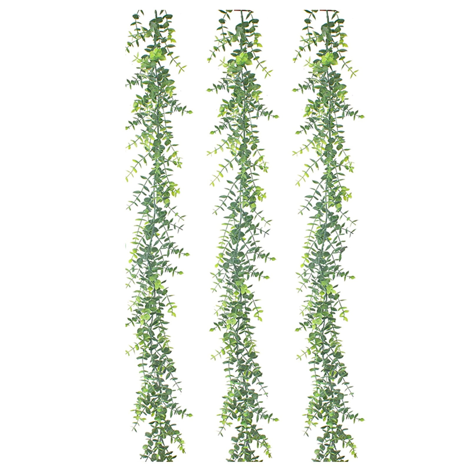 LYCAQL Artificial Eucalyptus Garland Eucalyptus Greenery Garland ...