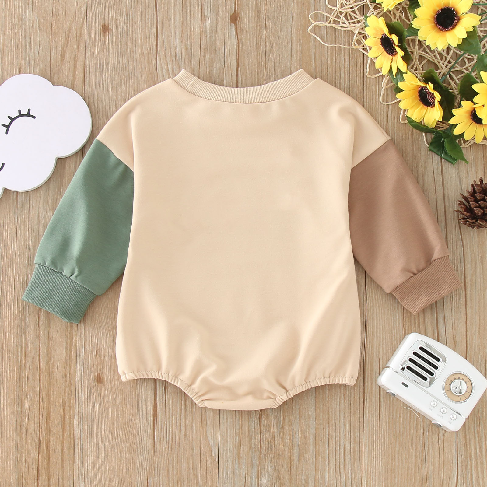 LYCAQL Baby Bodysuit Kids Clothes 2022 Plaid Skirt Thin Stitching ...