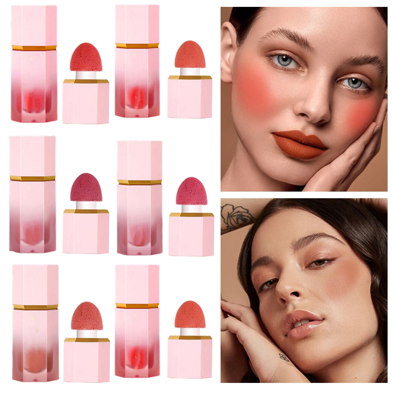 LYCAQL Beauty Clearance Liquid Blush Makeup For Cheeks, Soft Cream ...