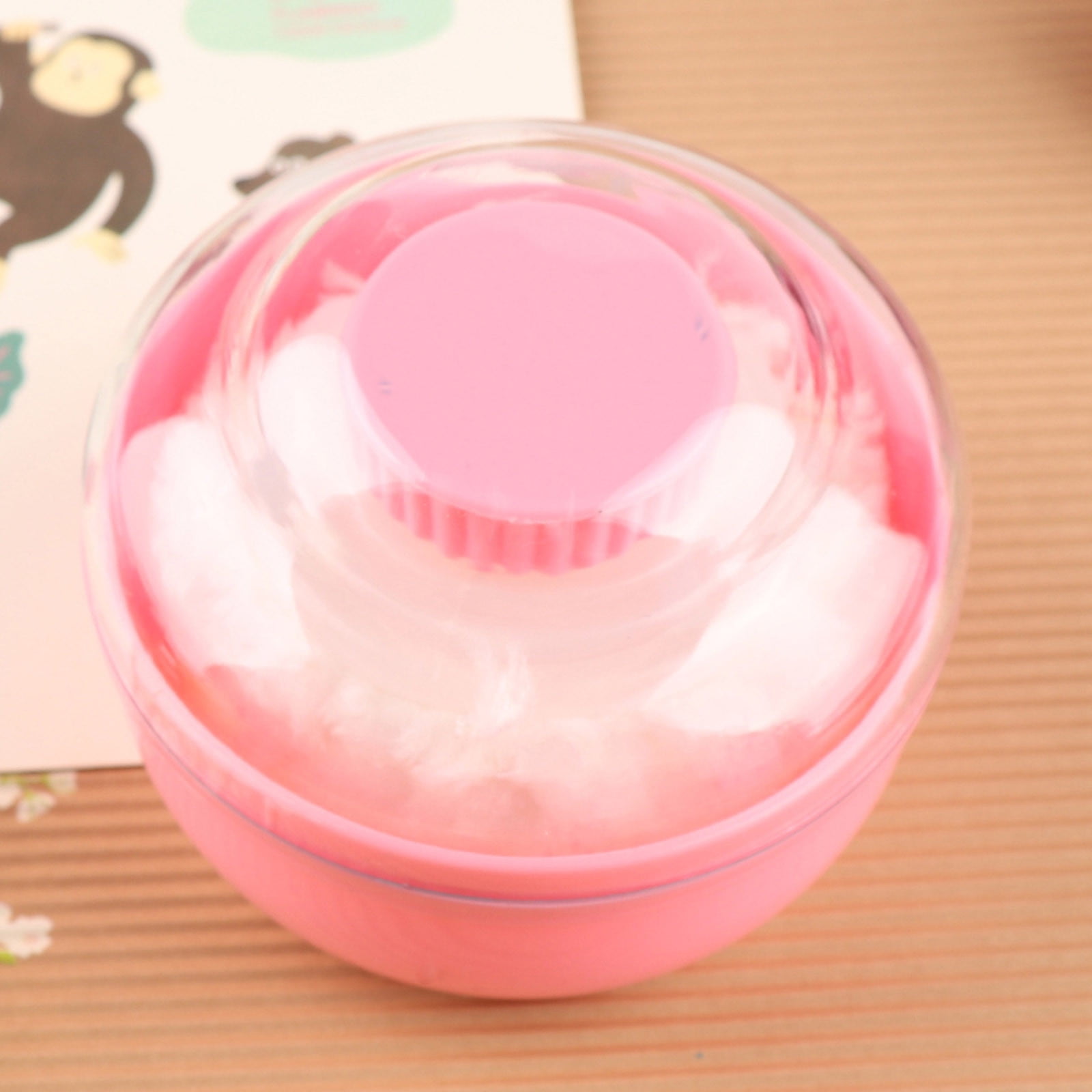 LYCAQL Body Powder Containers After-Bath Powder Case Fluffy Puff Kit ...