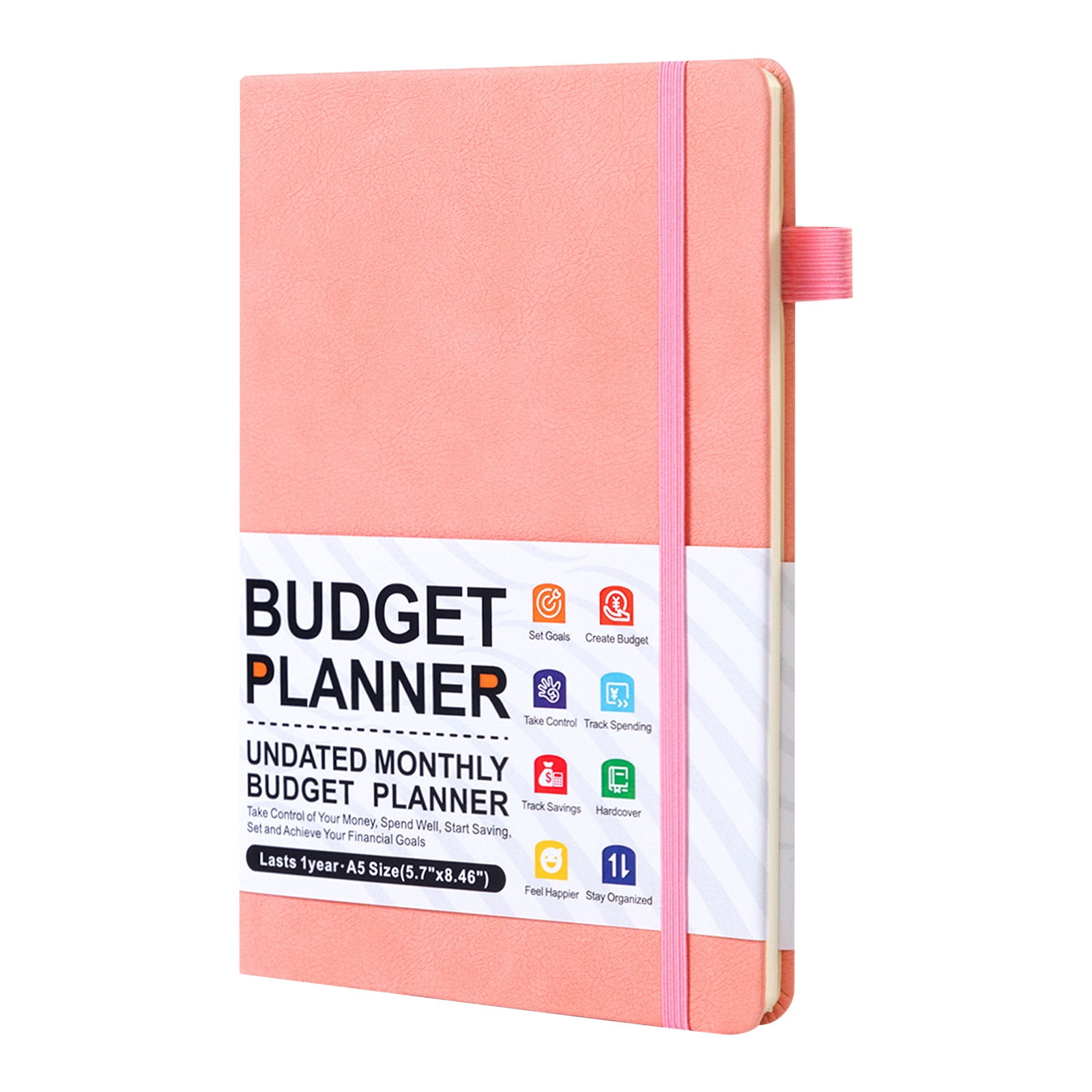 LYCAQL Budget Planner Monthly Budget Book with Expense Tracker Notebook ...