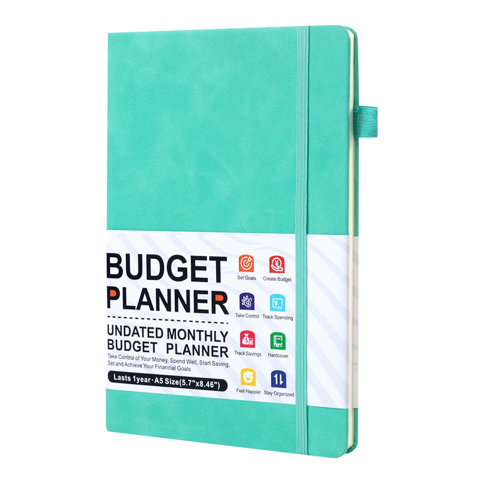 LYCAQL Budget Planner Monthly Budget Book with Expense Tracker Notebook ...