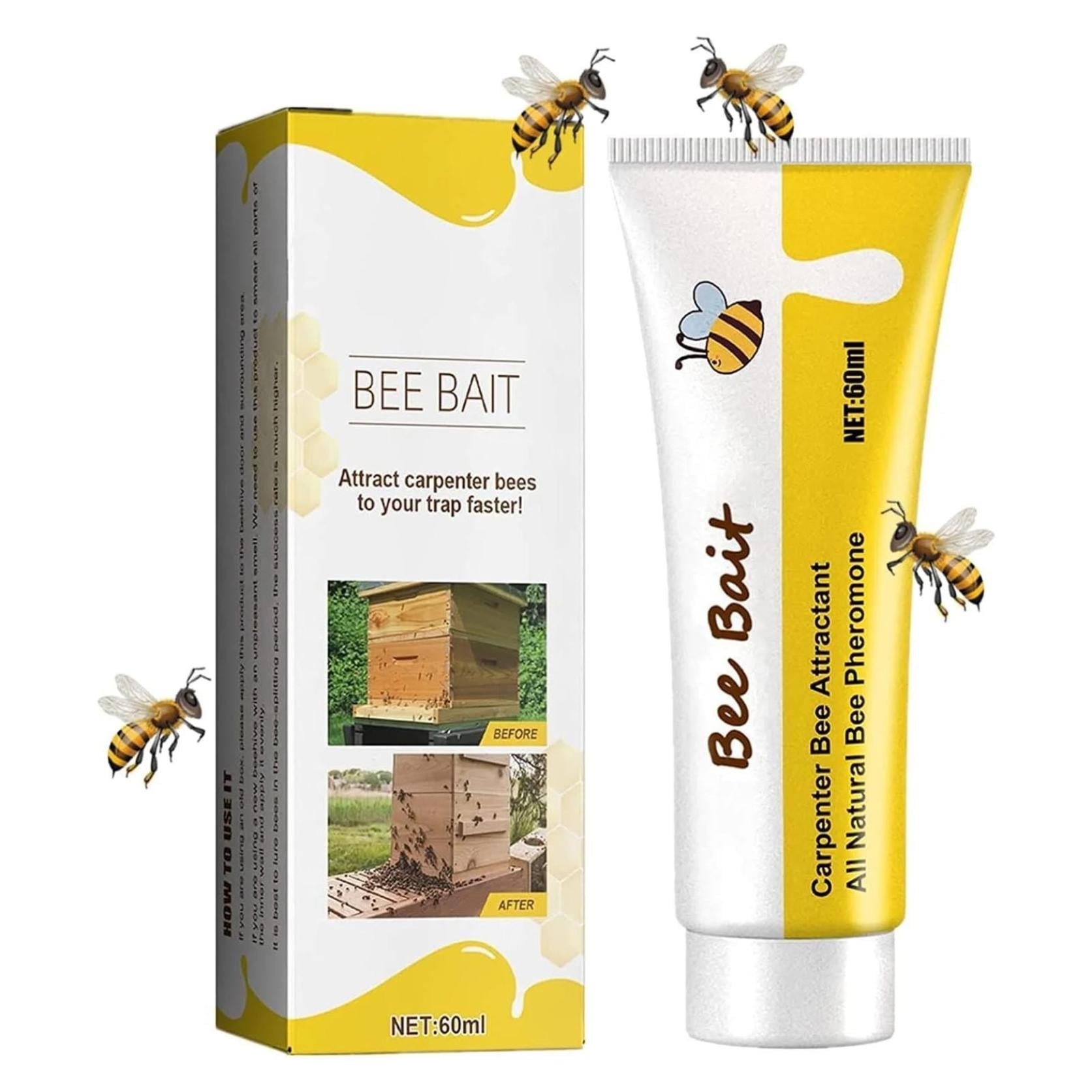 LYCAQL Carpenter Bee Trap Lure, Bee Bait Lure Attractant For Mason Bee Hives,Carpenter Bee Traps ...