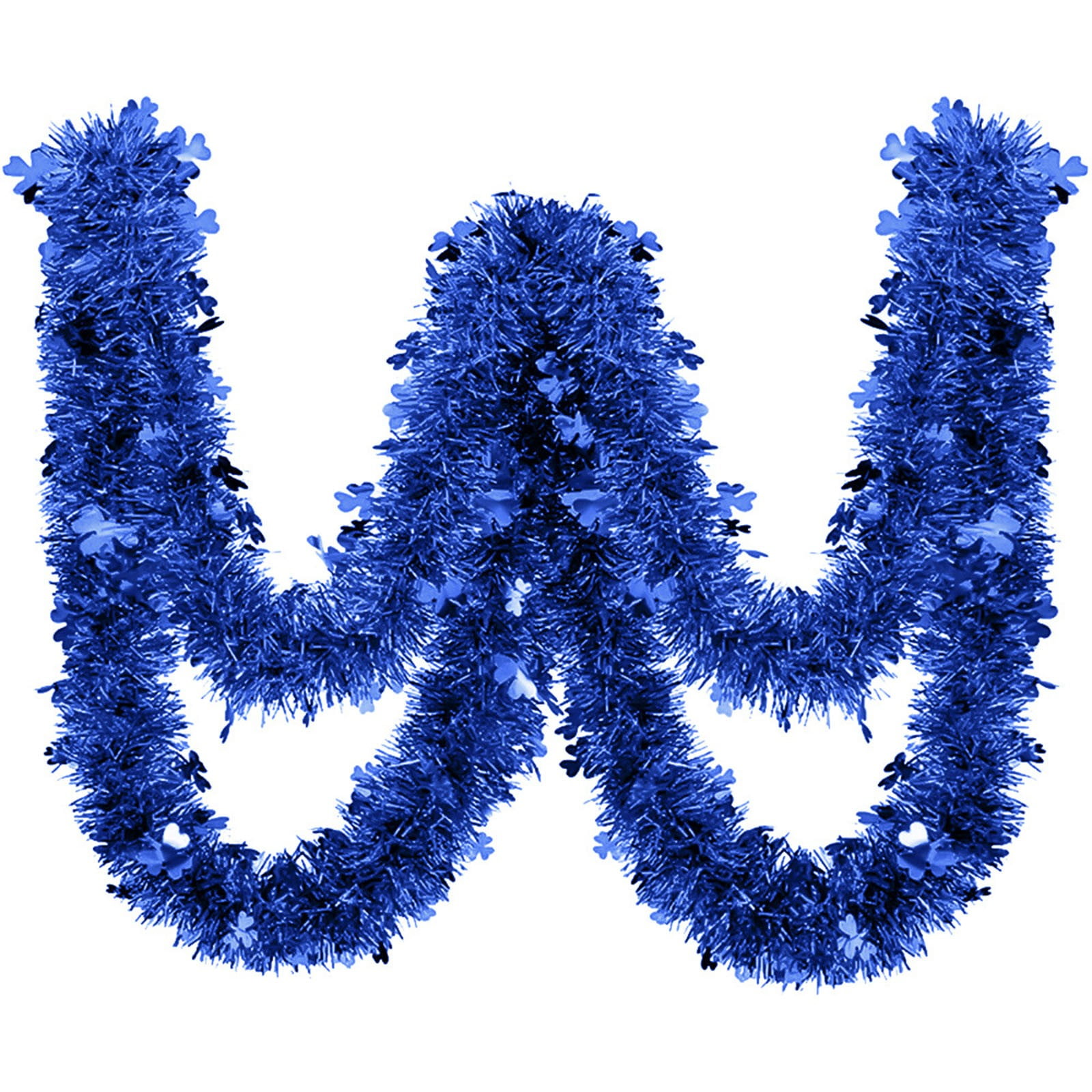 LYCAQL Christmas Tinsel Garland Xmas Metallic Tinsel Twist Garland ...